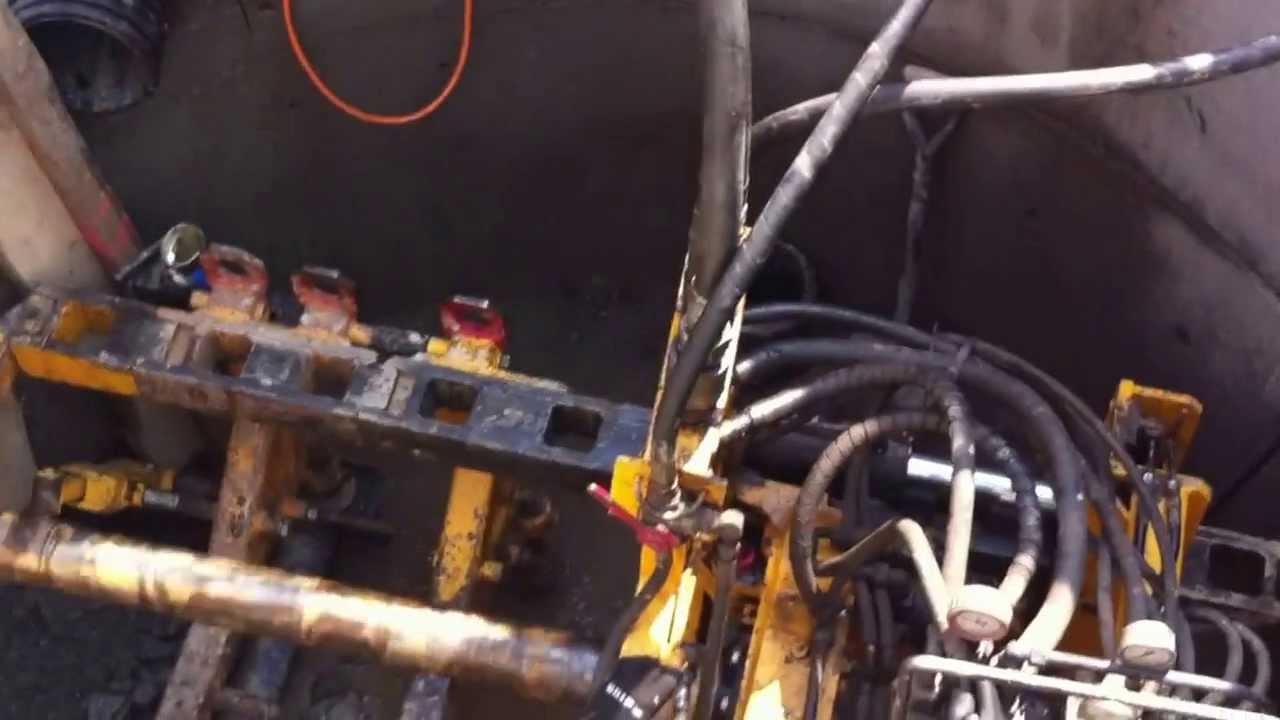 Pilot drilling for Guided Auger Bore Edinburgh - YouTube