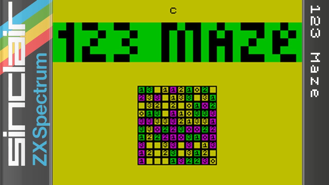 123 Maze - ZX Spectrum [Longplay] - YouTube
