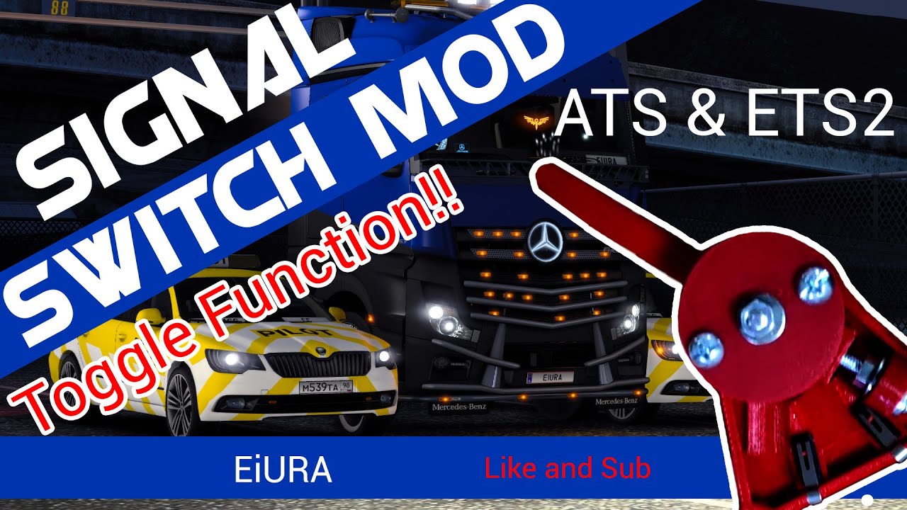 ATS & ETS2 Turn Signal Switch MOD - YouTube