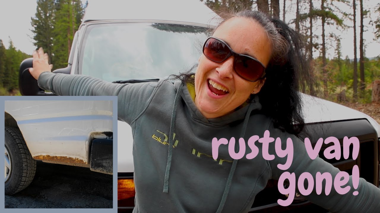 Remove RUST on my van/THE WORST ENEMY for a camper van/ DIY with no ...