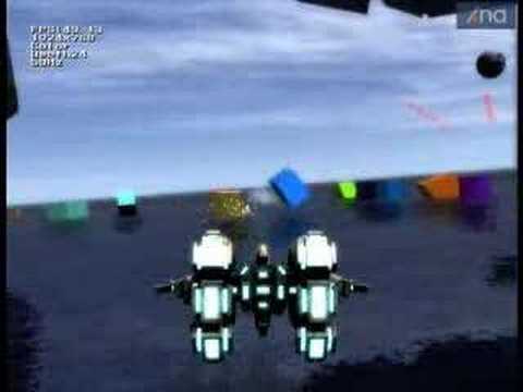 XNA Flight Shooting - Rigid Body Test