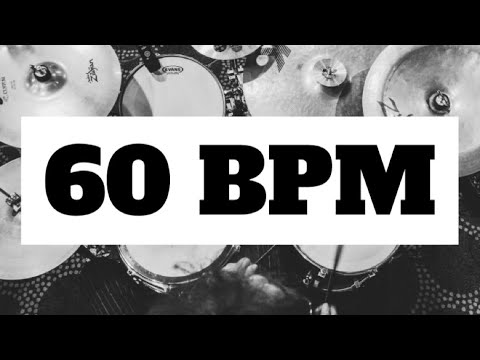 60 BPM KICK DRUM METRONOME - YouTube
