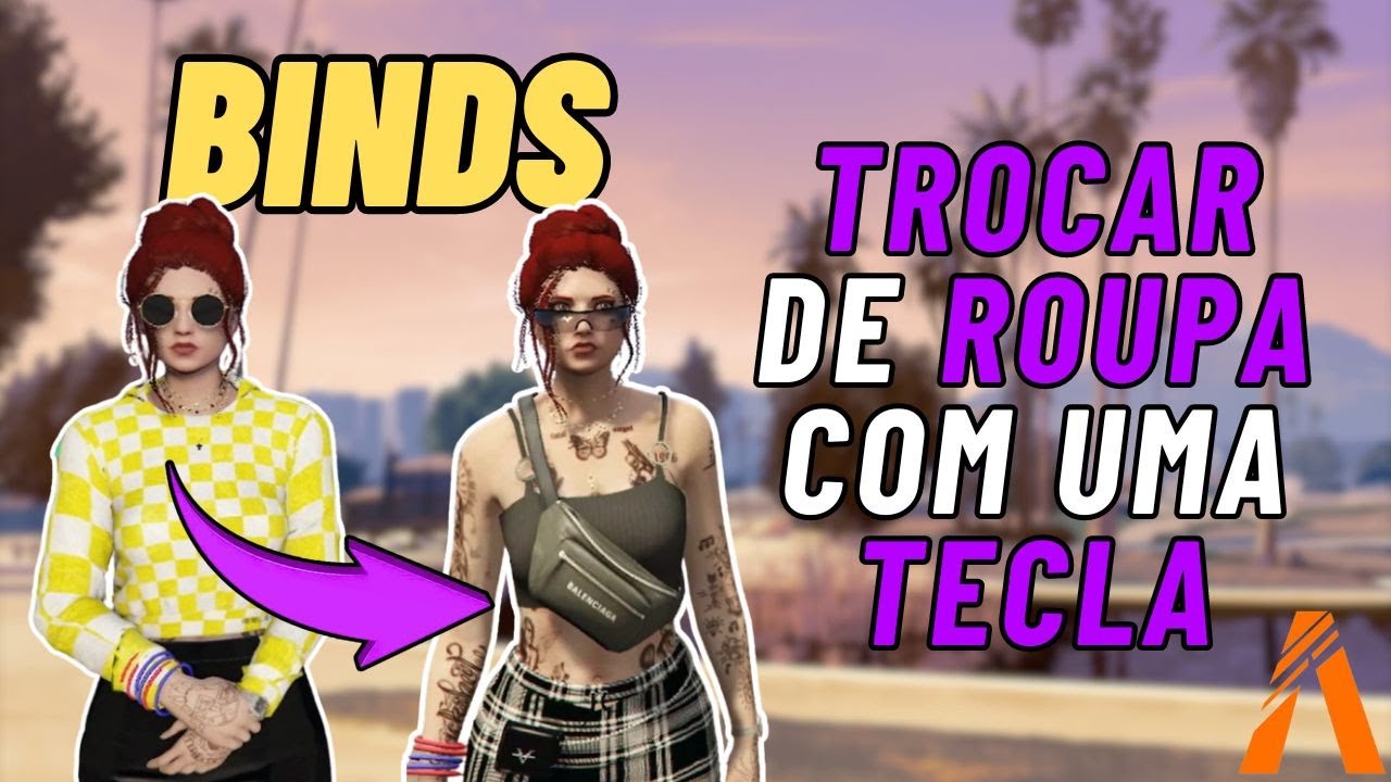 COMO FAZER BINDS DE ROUPAS NO GTA RP ››MUDAR RÁPIDO DE ROUPA‹‹ - YouTube