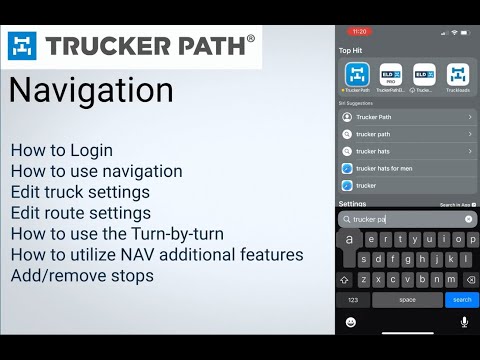 Trucker Path Navigation - How To Guide - YouTube
