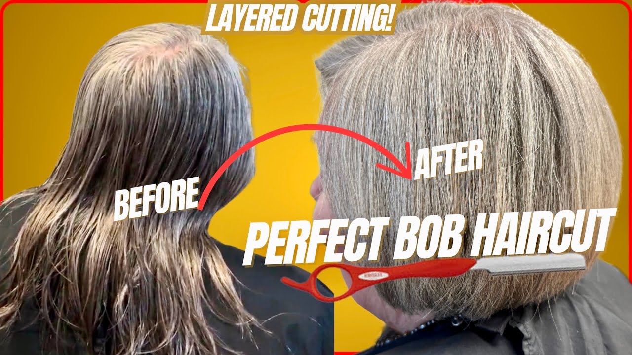 The Easy Way to Style a PERFECT BOB HAIRCUT Without Fuss - YouTube