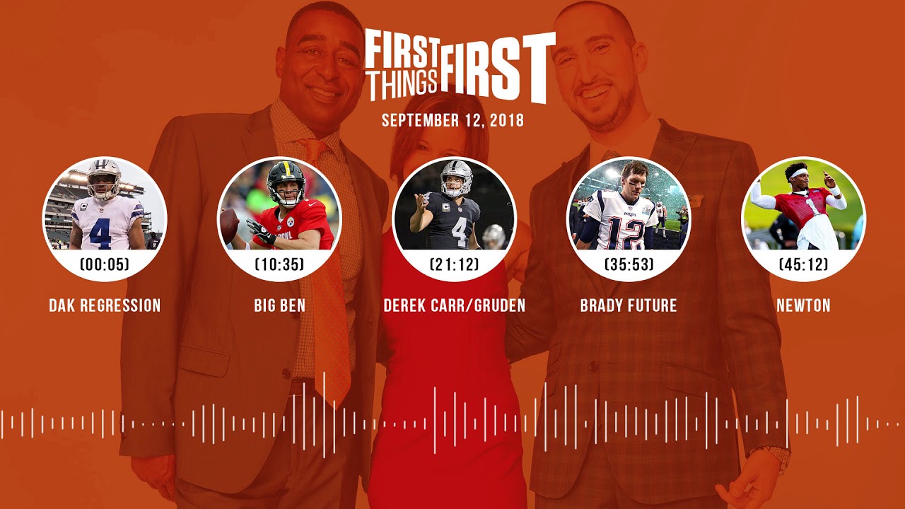 First Things First audio podcast(9.12.18) Cris Carter, Nick Wright ...