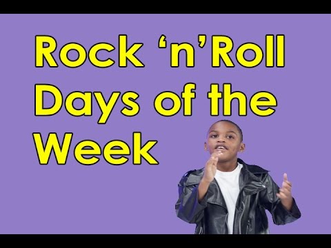Days of the Week Song | Rock 'n' Roll Days of the Week | Educational ...