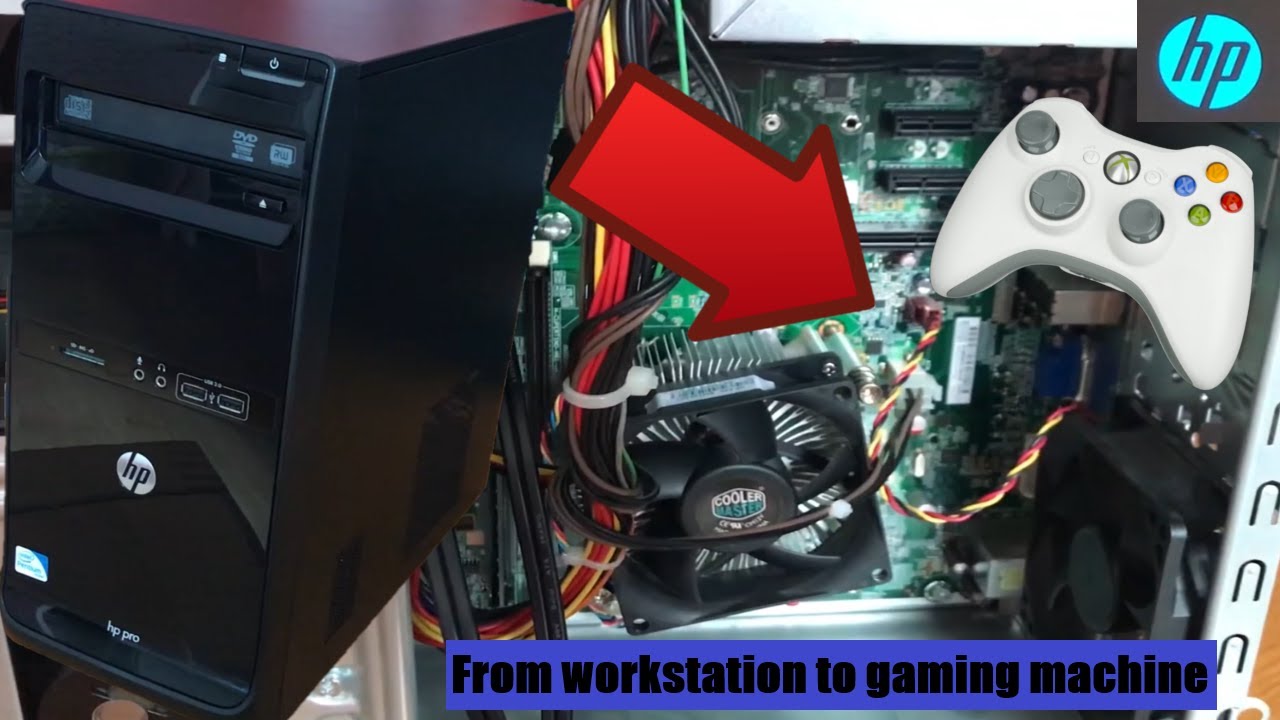 $120 Gaming PC build guide - from workstation to gaming machine - YouTube