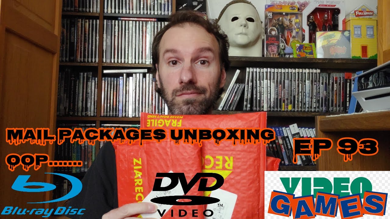 Mail Packages Unboxing OOP Blu Rays DVDs Video Games Episode 93 Movie ...