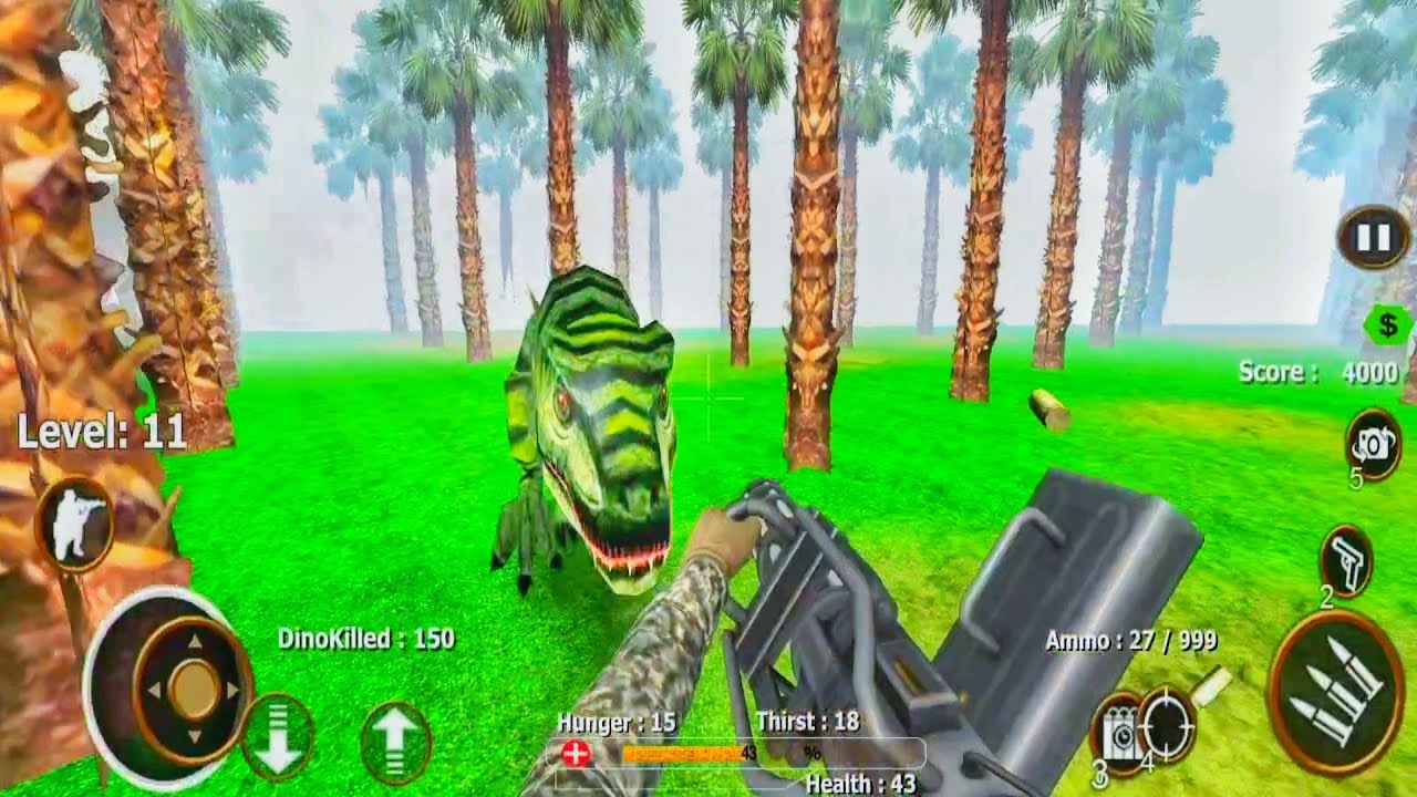 The Survival Dinosaur Shooting Game With Best High Realistic Graphics ...