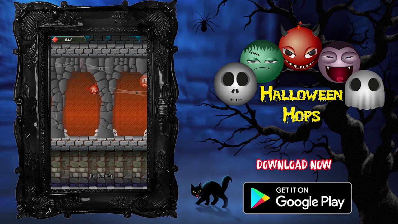 Haunted Halloween Night Scary Pumpkin: Hoop Game - YouTube