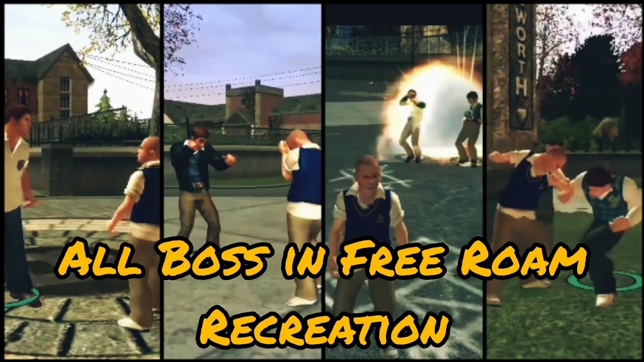 Bully AE - All Boss in Free Roam + Student Population (Recreation ...