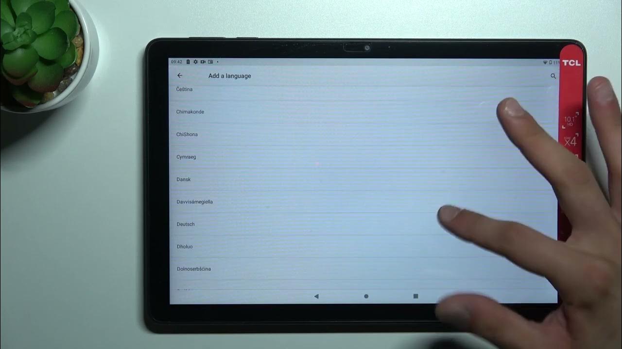 Cómo cambiar el idioma a español en TCL TAB 10L - YouTube