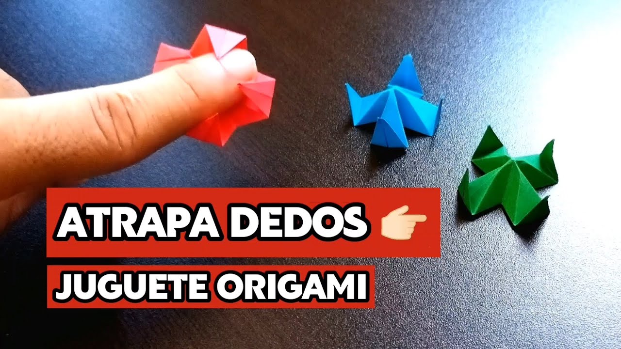 ¿CÓMO HACER ATRAPA DEDO DE PAPEL? | MANUALIDADES | SUPER FACIL - YouTube