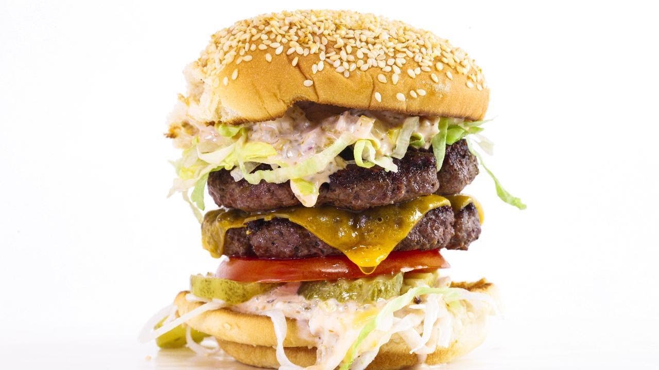 Double Cheeseburger with Thousand Island Dressing and Truffle Fries ...