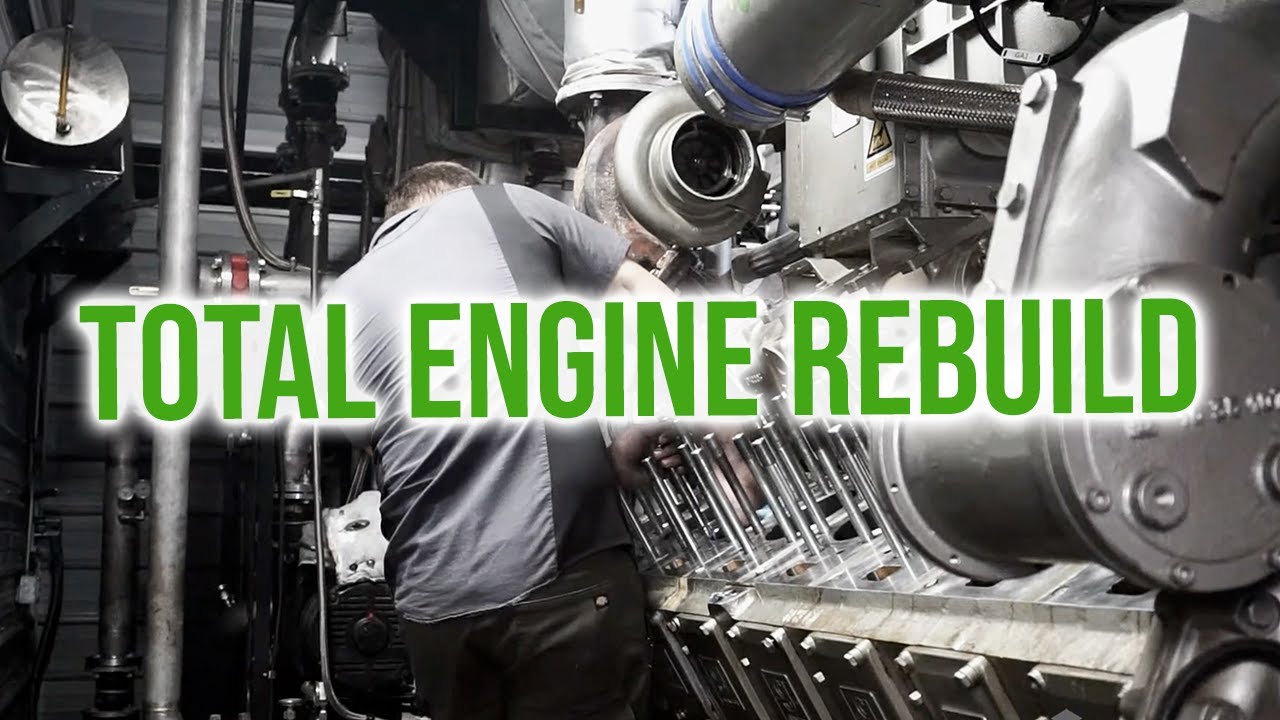 Total Engine Rebuild at a Wastewater Plant (Hershey, PA) - YouTube