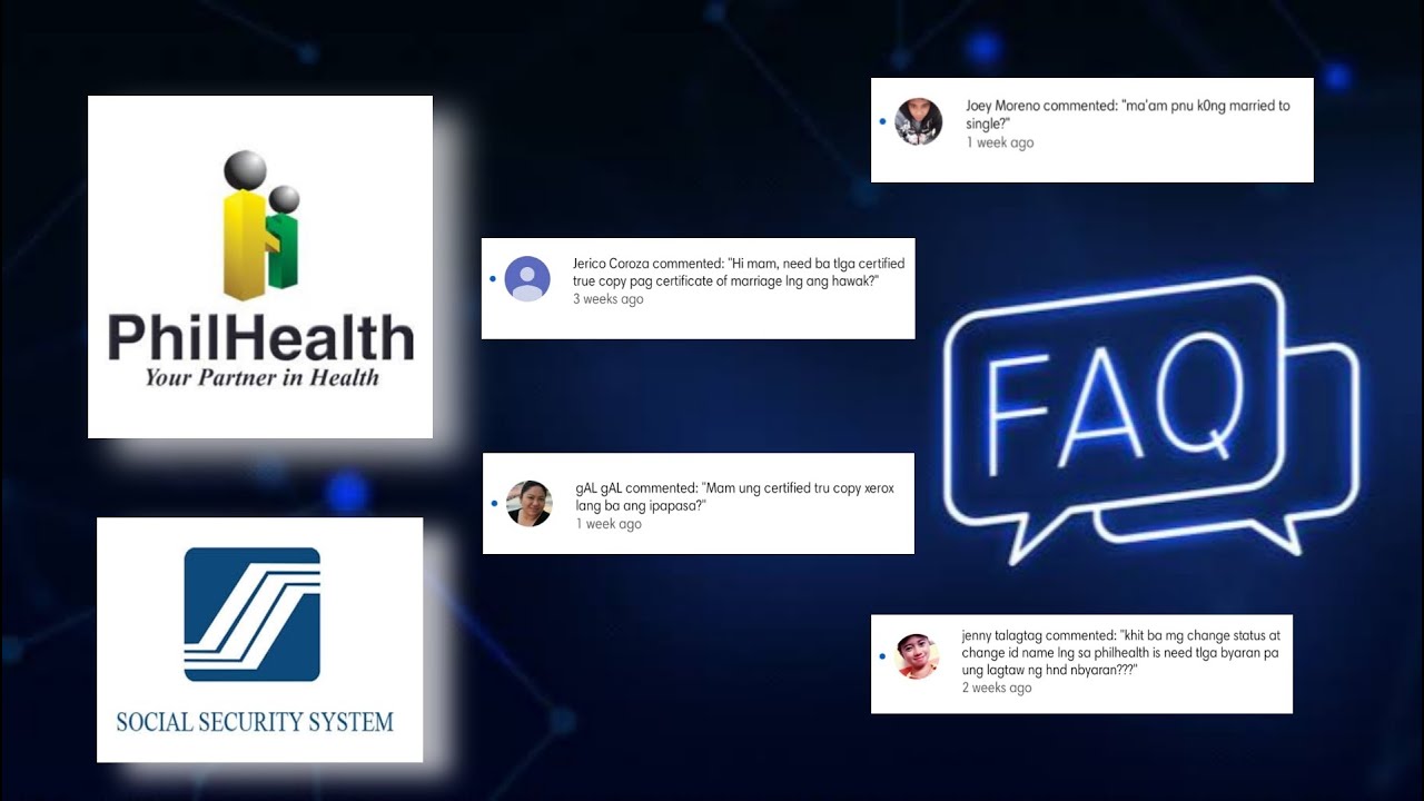 Frequently Asked Questions - Change Status in SSS and Philhealth ...