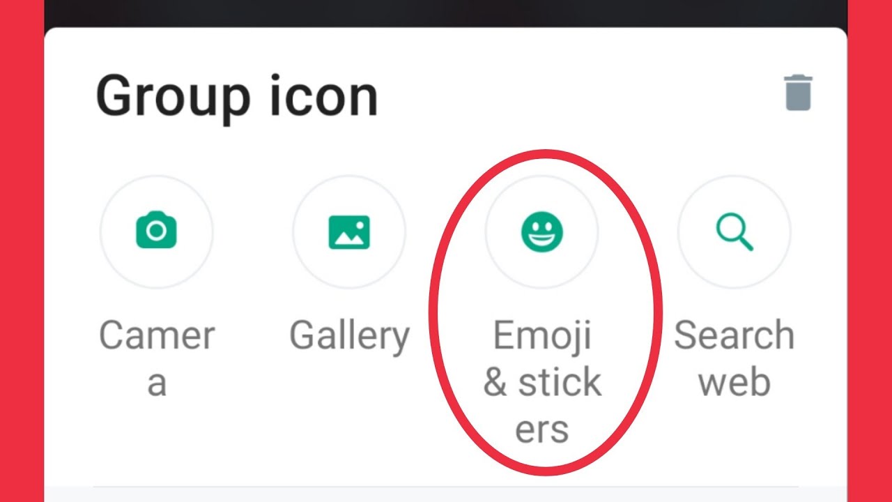 WhatsApp Group Icon Set by Emoji & stickers in Profile - YouTube