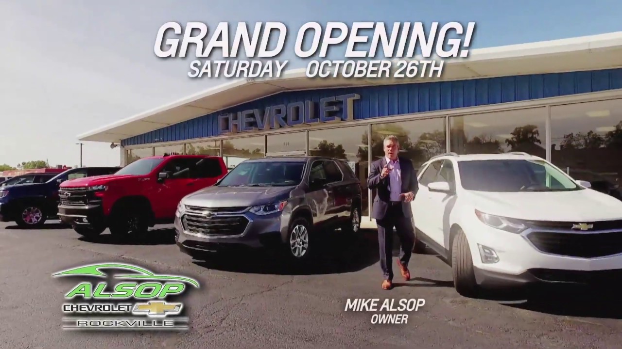 MIKE ALSOP CHEVROLET NEW NAME - GRAND OPENING! - YouTube