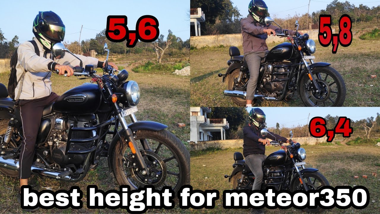 Meteor 350 Height Test Video| know who is comfortable on this bike ...