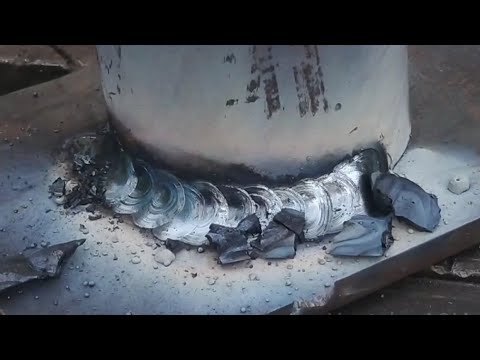 a round pipe welding technique that is rarely shot by a welder - YouTube