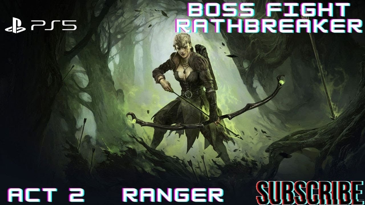 Path of Exile 2 RANGER Lightning Build PS 5 Full Gameplay Boss Fight ...
