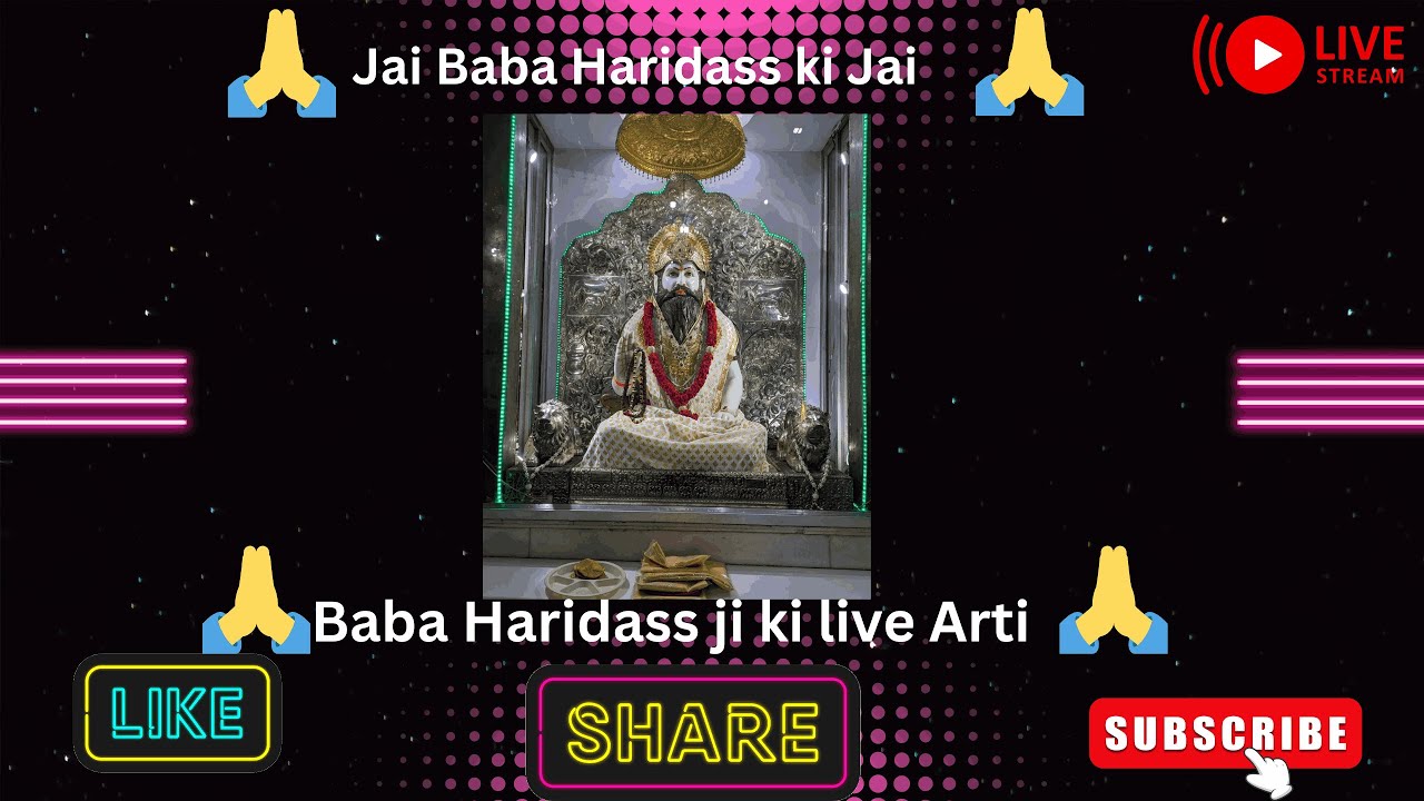 🙏🙏Baba Haridass ji live Darshan Aur Arti 🙏🙏📿📿📿 - YouTube