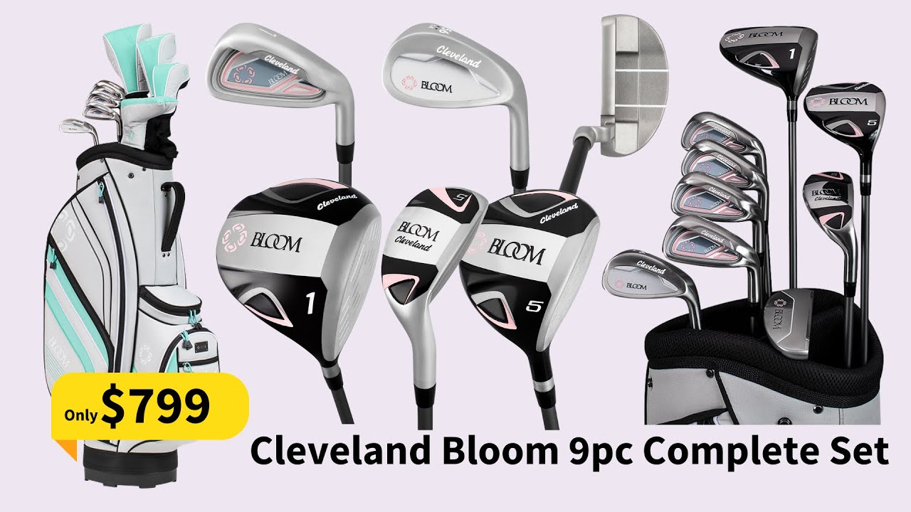 Cleveland Golf Women's Bloom complete 9 pc set review - YouTube