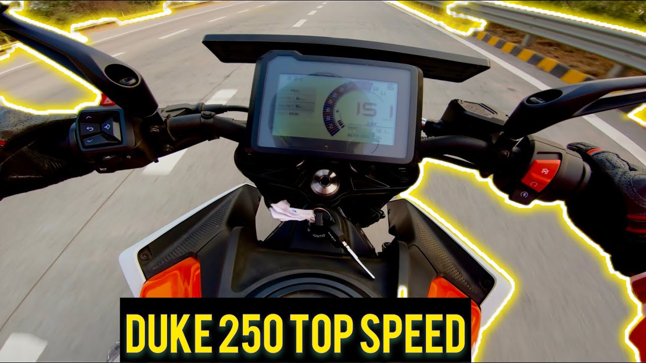 KTM Duke 250 Top Speed and Highway Riding | Super Stable and ...