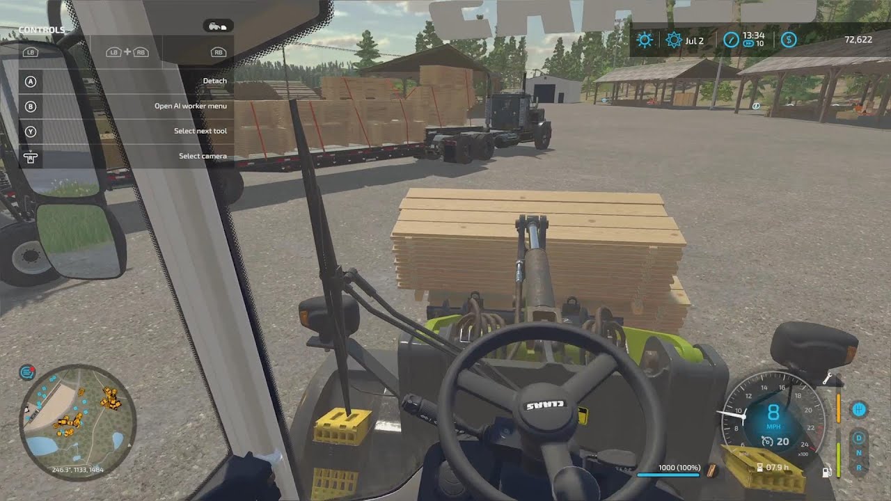 FS22 (Xbox) General operations overview with the boys! - YouTube