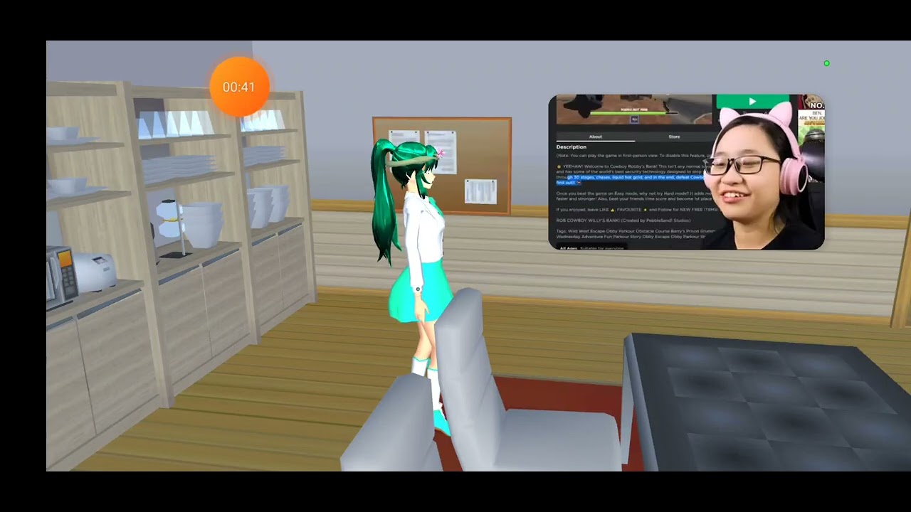 Cherry Pop Productions is in TV?! Sakura school simulator - YouTube