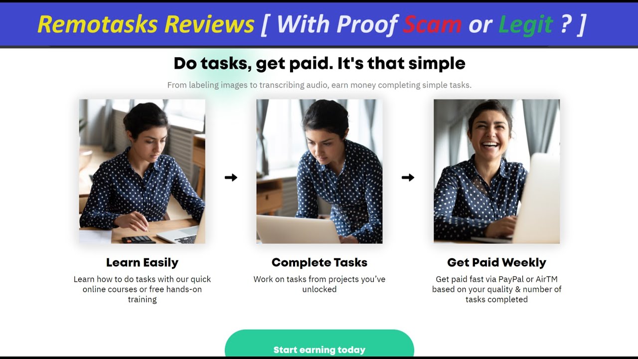 Remotasks Reviews [ With Proof Scam or Legit ? ] Remotasks ! Remotasks ...