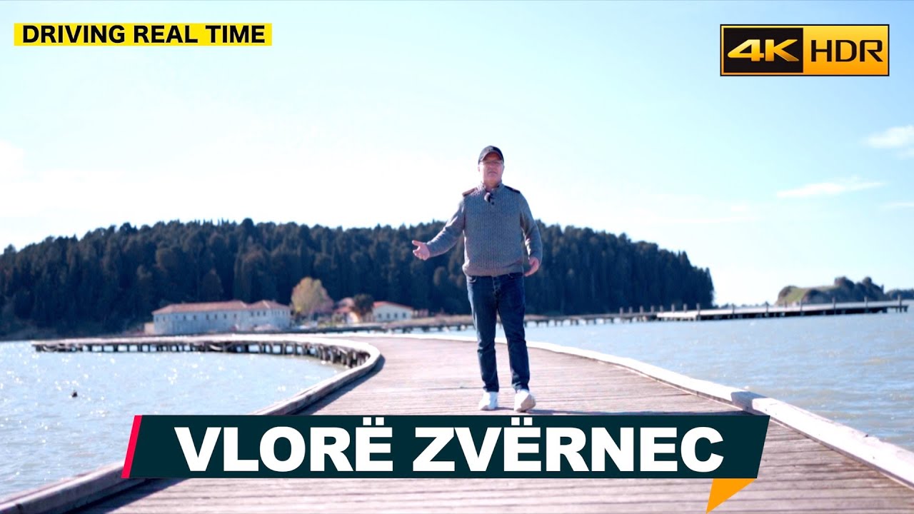 VLORË - ZVËRNEC, DRIVING REAL TIME, PLAZHI I VJETËR, PYLLI I SODËS [4K ...