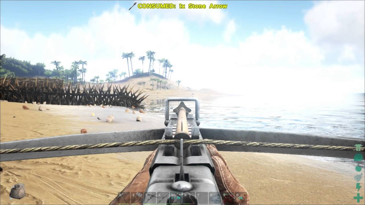 Super long distance MLG shot - ARK Survival Evolved - YouTube