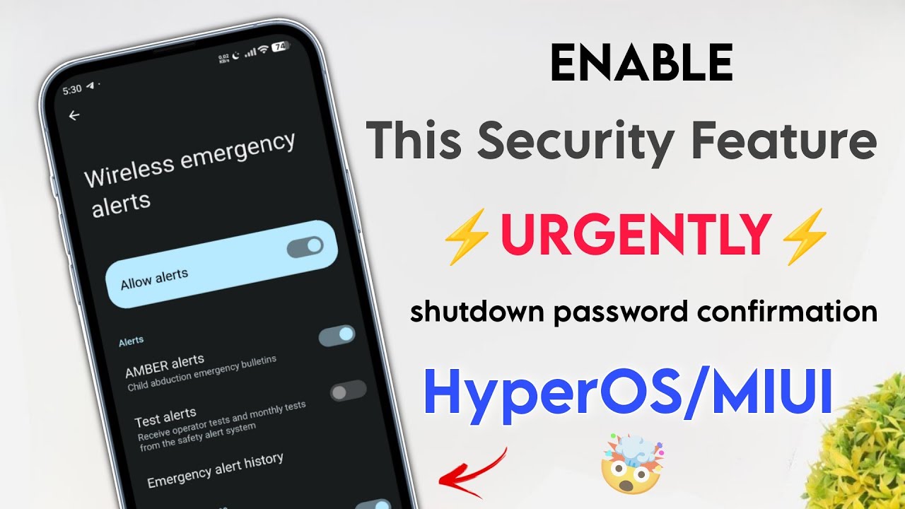 Enable This Security Features Urgently - Shutdown Password Confirmation ...