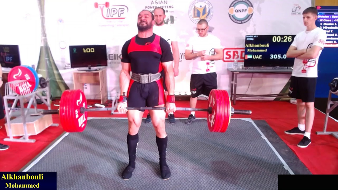 Asian Classic Powerlifting Championships 2019, 105 kg Open - YouTube