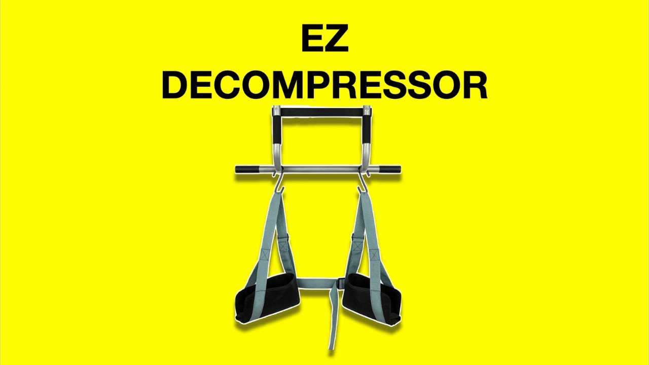 How To Decompress Your Lower Back - EZ Decompressor Lumbar Traction ...