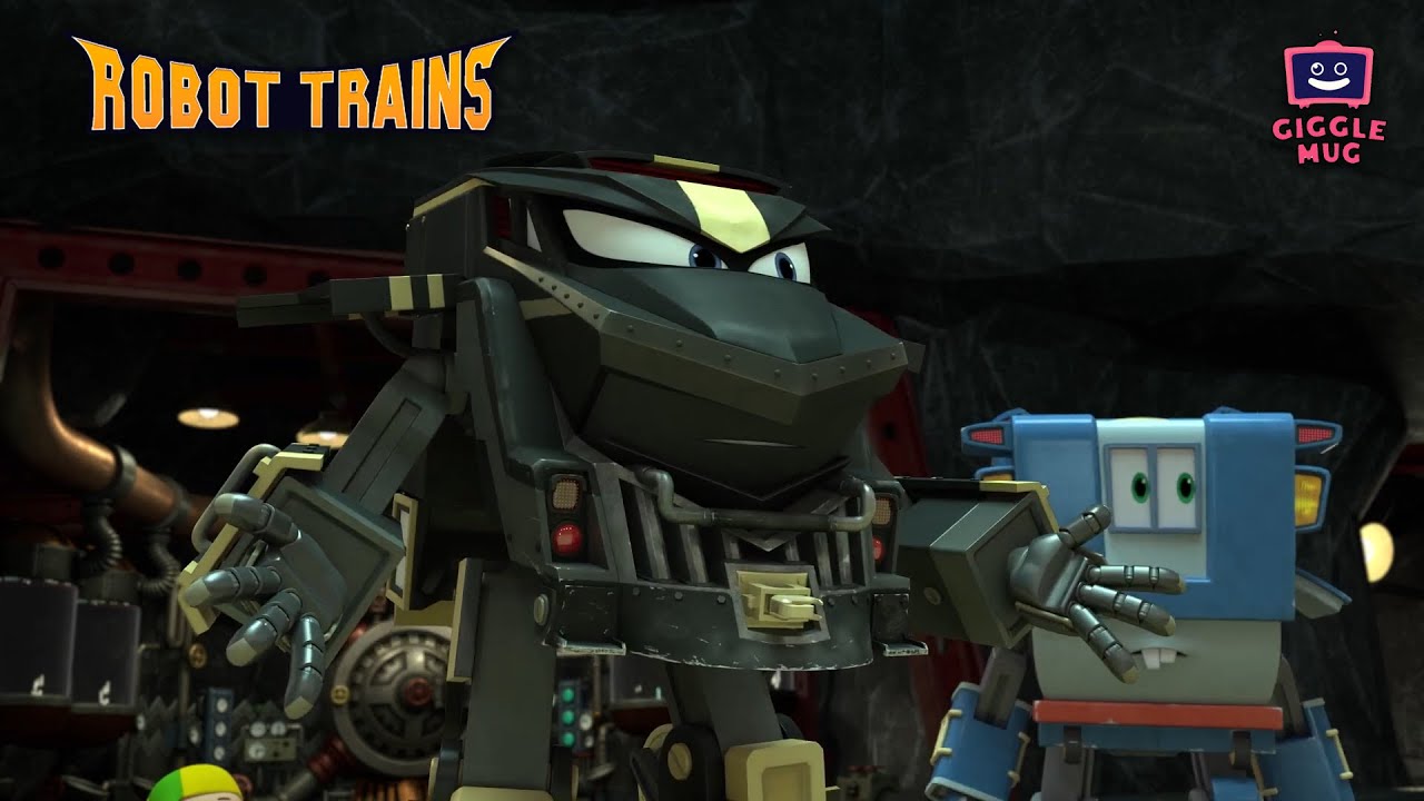 The Longest Train | Robot Trains 🚂 (11-Minute Cartoon for Kids!) - YouTube