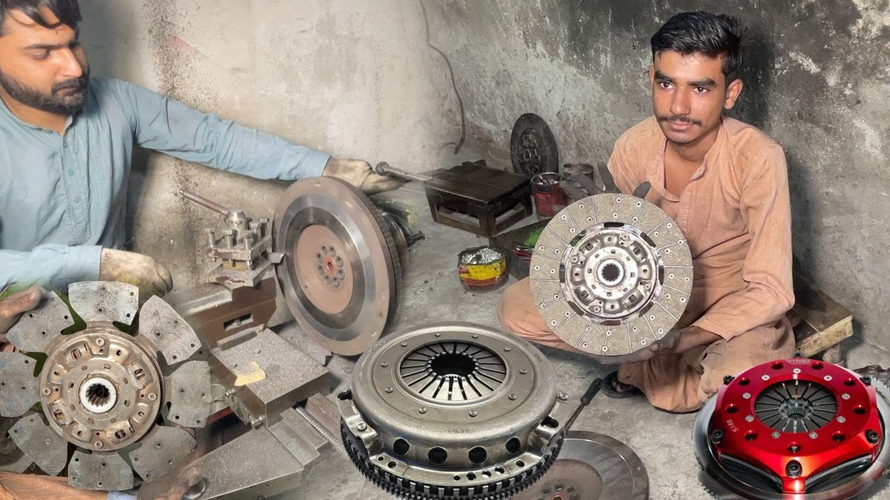 Amazing Restoration and Repairing Of Antique Damaged Clutch Plate - YouTube