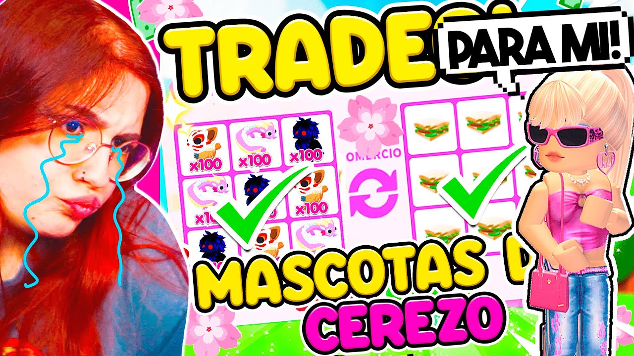 ACEPTO TODOS LOS TRADEOS POR MASCOTAS DE SAKURA en ADOPT ME! 😭 (Roblox ...