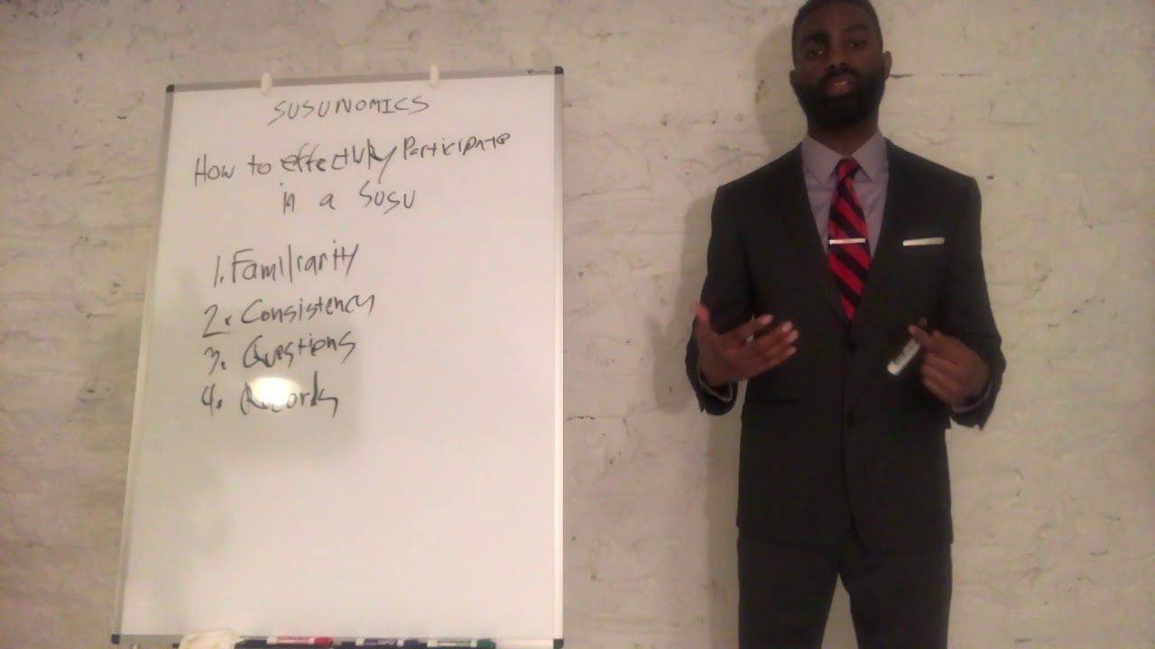 Susunomics: How To Effectively Participate In A Susu - YouTube