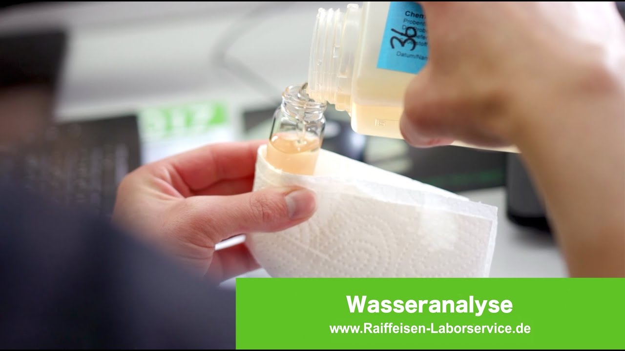 Wasseranalyse Labor Raiffeisen Laborservice Youtube