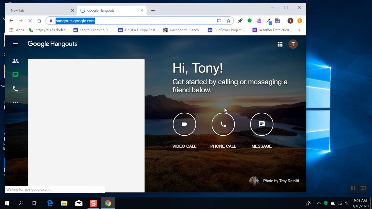 First Grade How-To Log into Google and Hangouts - YouTube