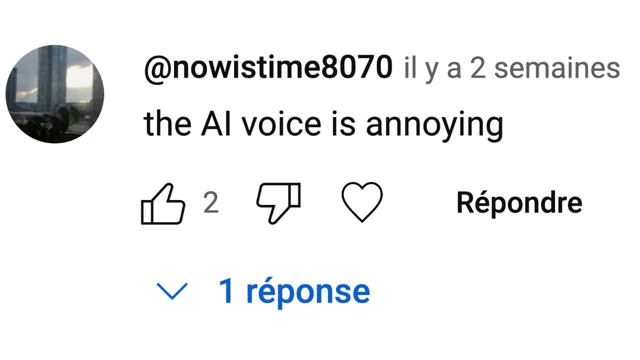 Je n'ai rien compris à ce commentaire - YouTube