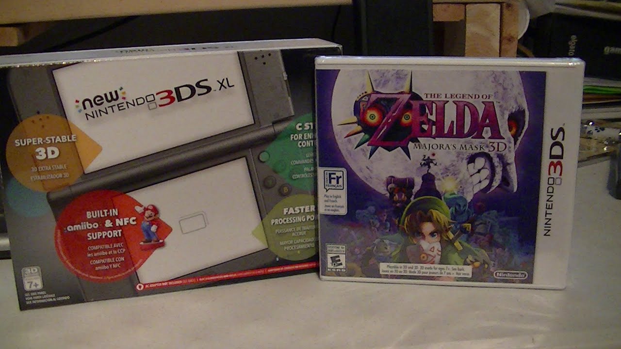 NEW NINTENDO 3DS XL UNBOXING - YouTube