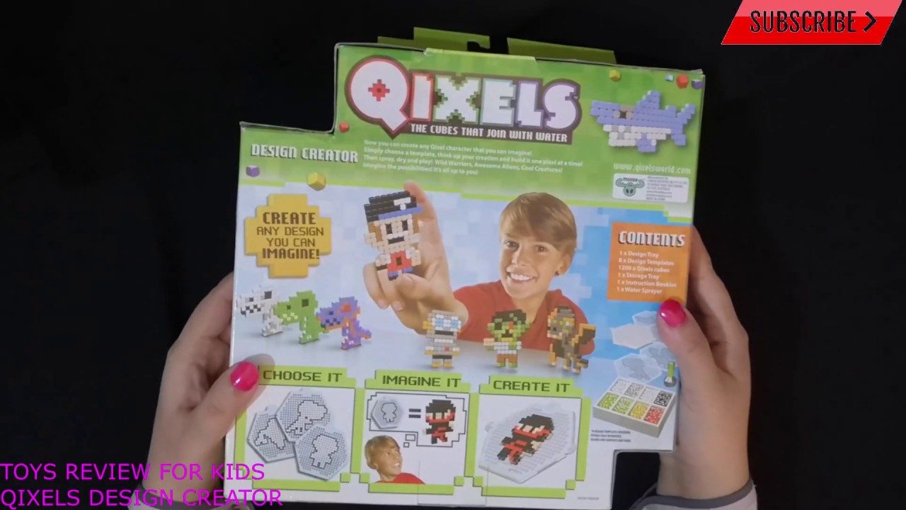 Unboxing Qixels The Cubes That join With Water. - YouTube