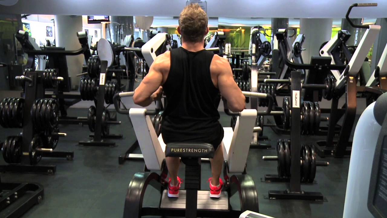 Seated 90 Degree Row - YouTube