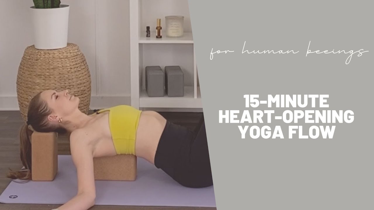 Yoga for Compassion & Self-Love | 15-min Flow for Heart-Opening - YouTube