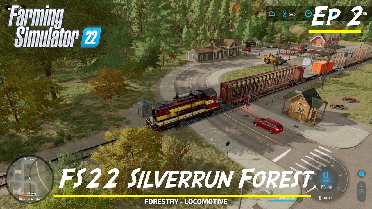 FS22 SILVERRUN FOREST - STARTING FROM SCRATCH | Ep 2 | USING THE GOODS ...