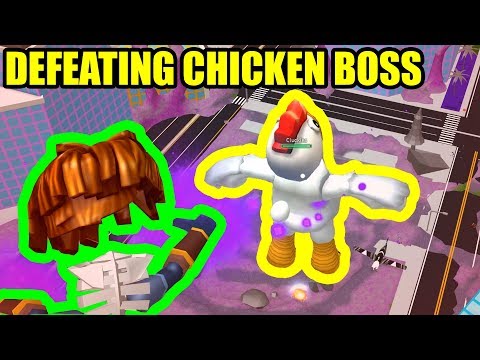 DEFEATING the CHICKEN BOSS for the BANSHEE | Roblox Mad City Update